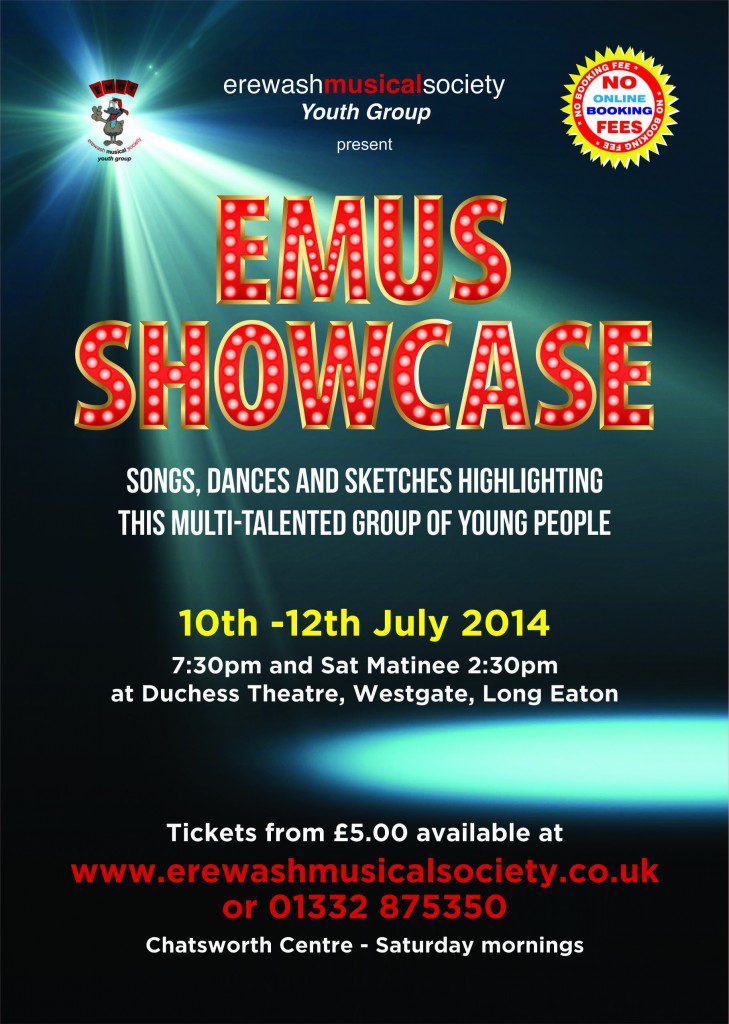 Showcase Flyer - Erewash Musical Society