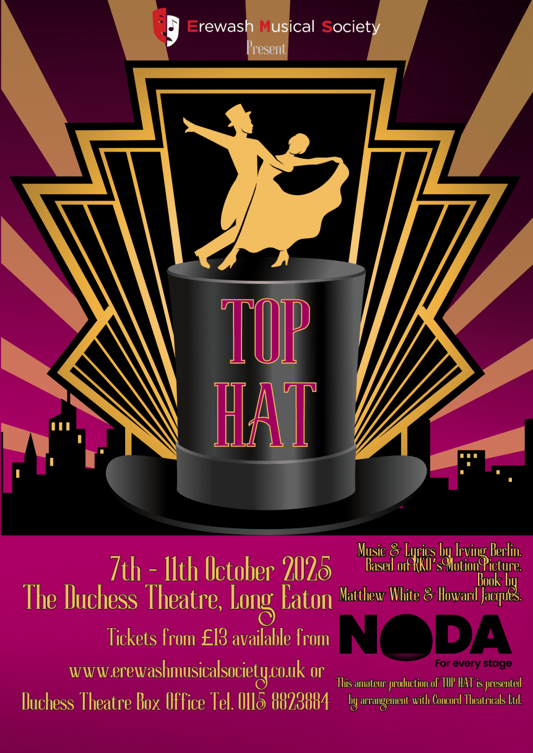 The Ultimate Guide to Top Hat the Musical | EMS Long Eaton
